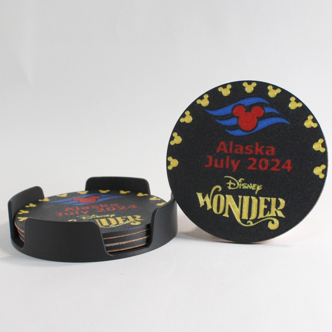 Set of 4 Coasters - Personalized - Disney Cruise - Perfect for Fish ...