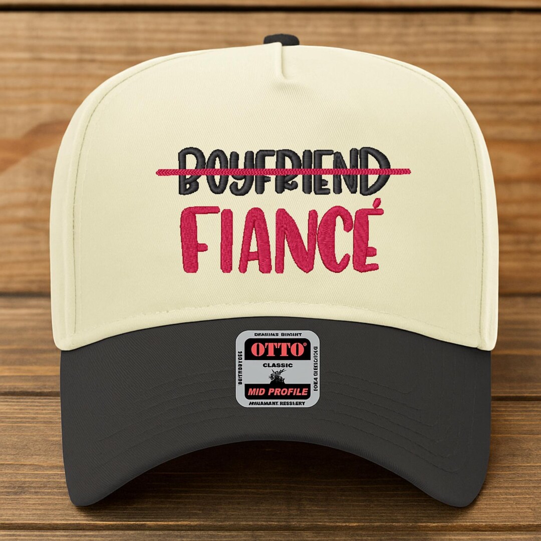 Fiancé Hat – Boyfriend to Fiancé Trucker Cap, Engagement Gift for ...