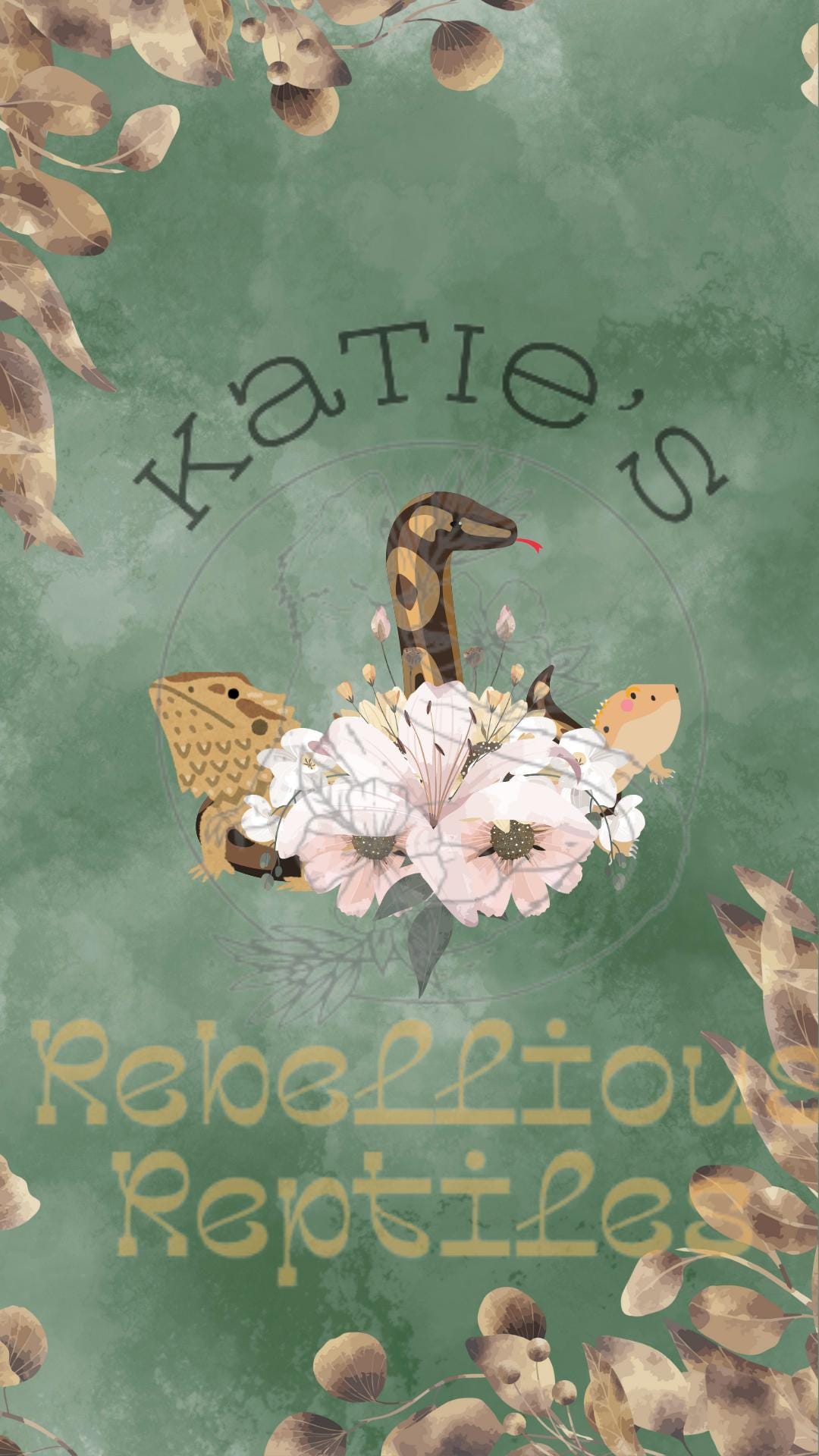 Reptile Phone Wallpaper, Ball Python, Bearded Dragons, Digital Download ...