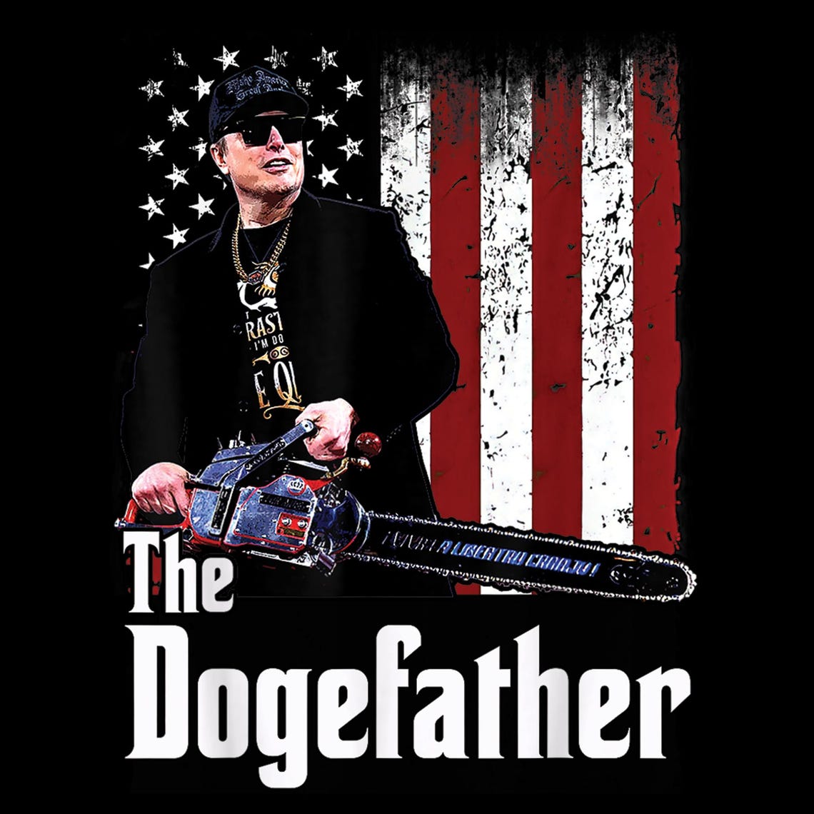 The Dogefather T-shirt Design PNG | Funny Meme Graphic | Chainsaw ...