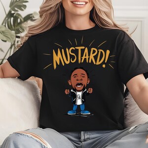 Mustard Meme T-shirt Design | Fun Mustaa Adderrrrd Graphic | Cartoon ...