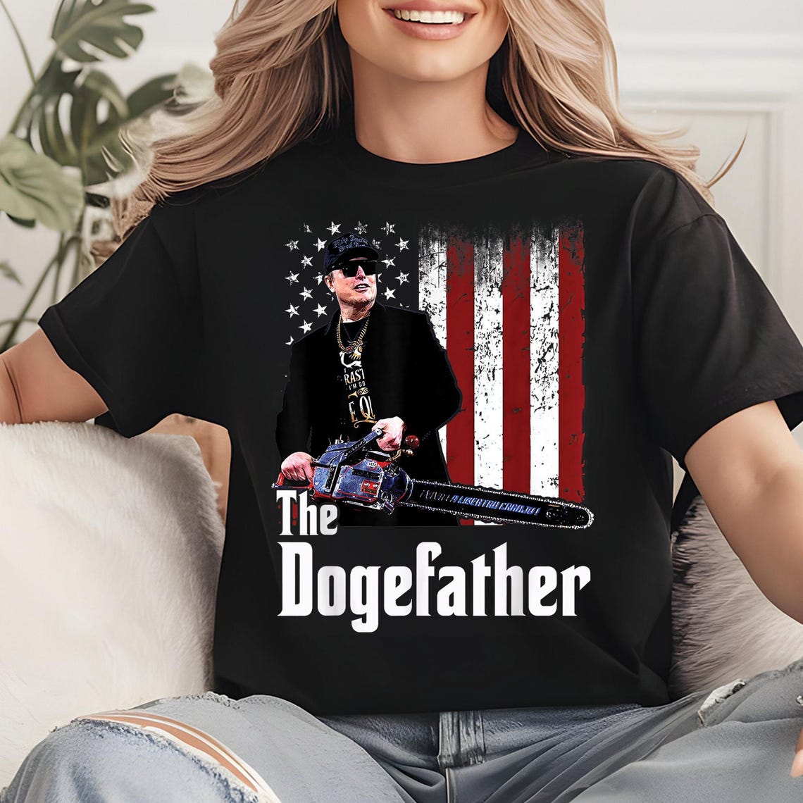 The Dogefather T-shirt Design PNG | Funny Meme Graphic | Chainsaw ...