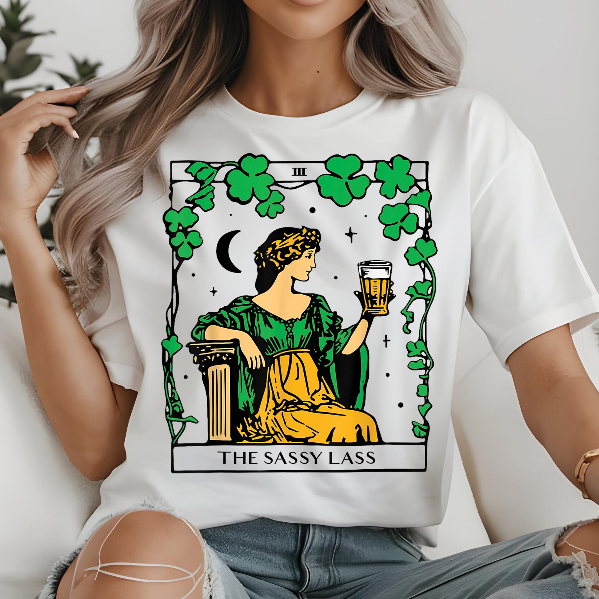 The Sassy Lass St Patrick’s Day PNG – Vintage Inspired Woman With Beer ...
