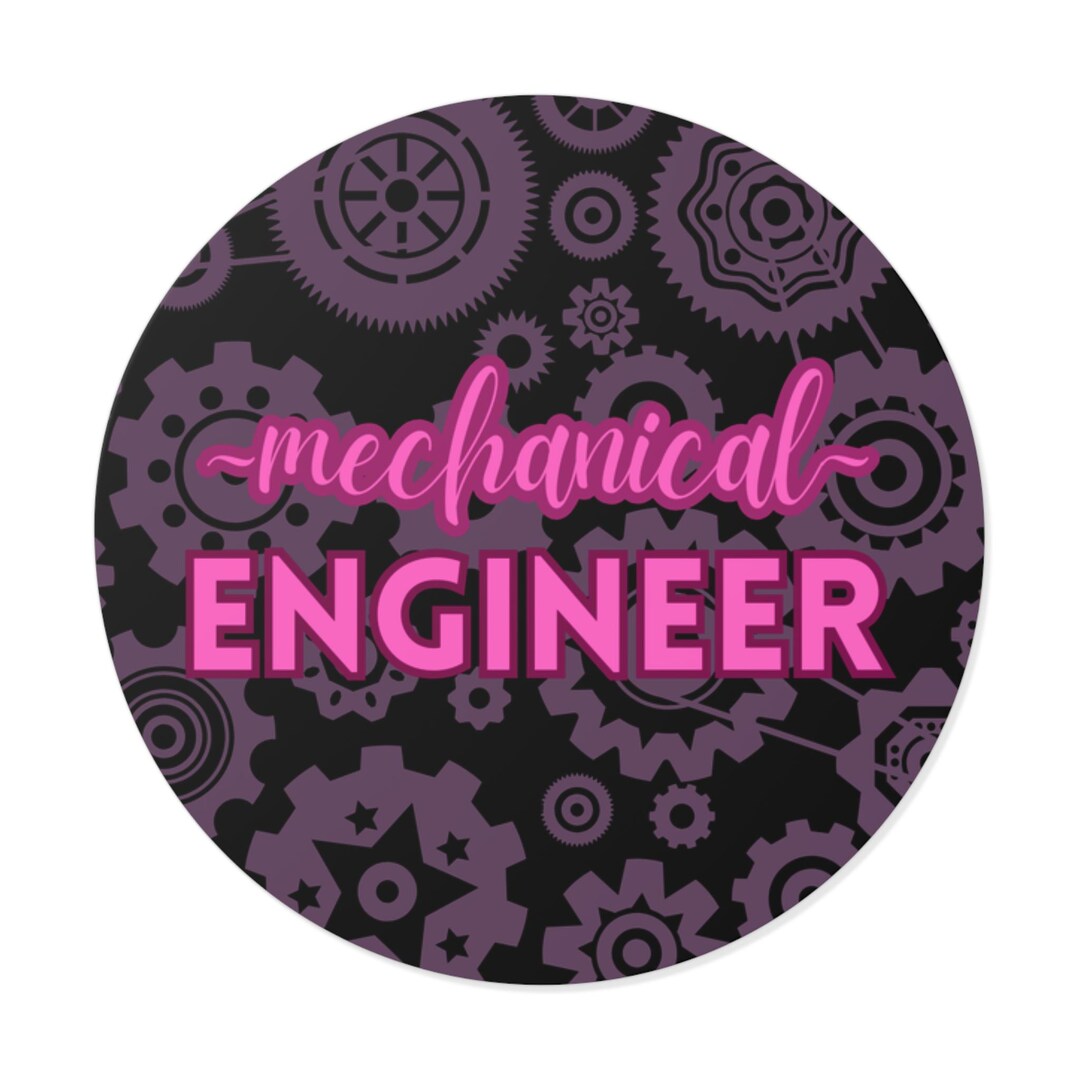 Women in Stem Vinyl Stickers, Pink Mechanical Engineering Sticker, STEM ...
