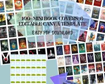 Mini Book Canva Template - Etsy
