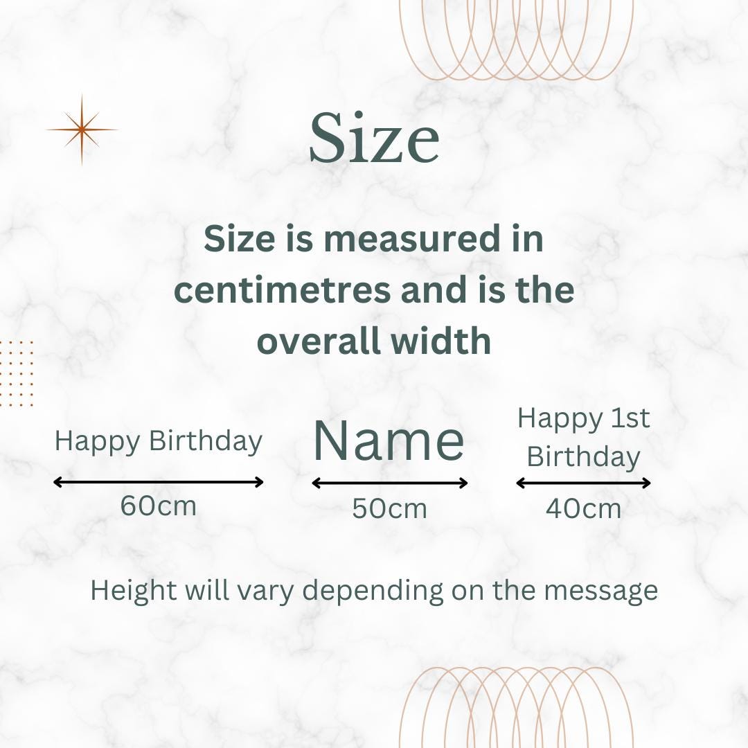 Customised Decor Sign, Birthdays, Weddings, Events - Etsy