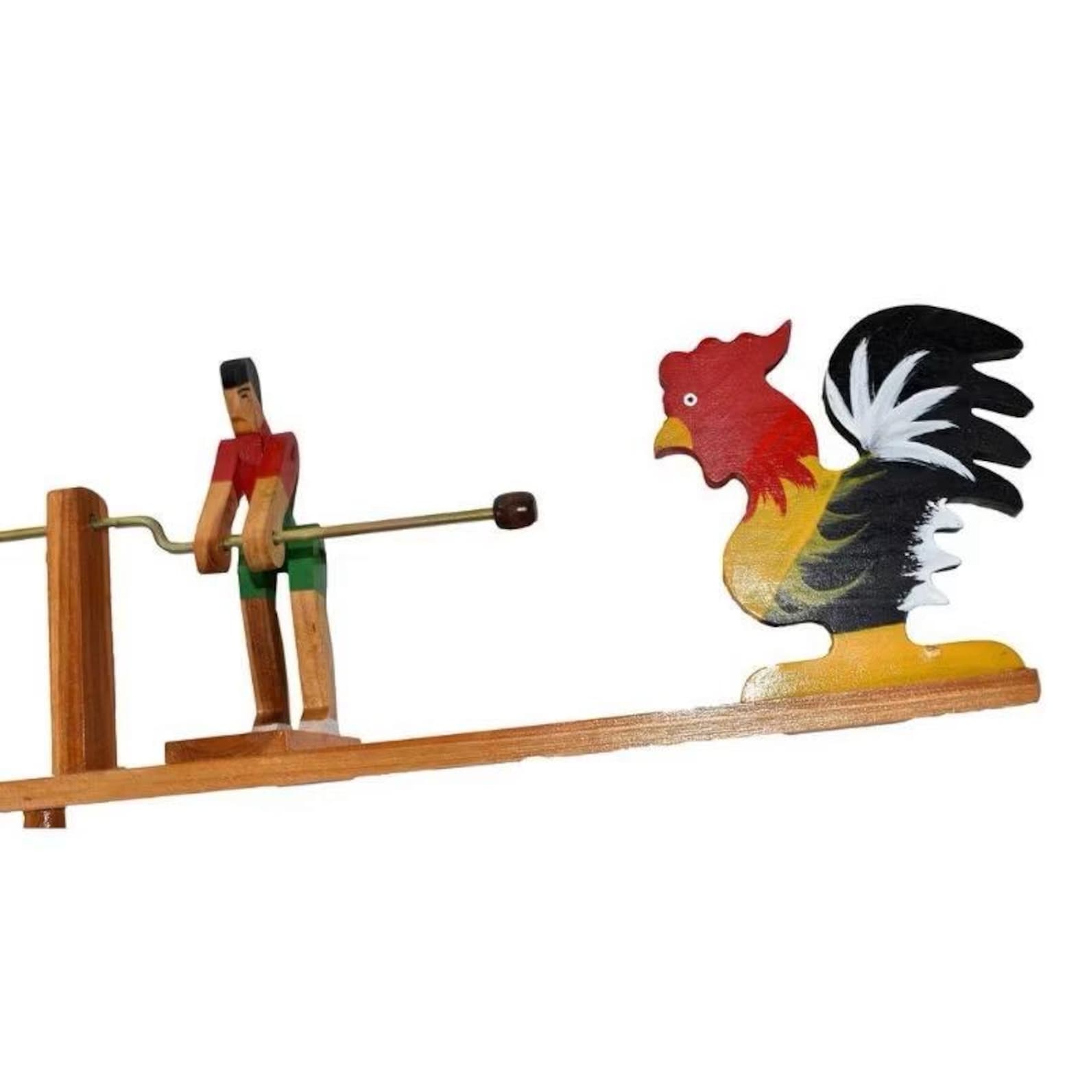 Teak Wooden Windmill – Handmade Rustic Decor, Garden Ornament, Indoor ...