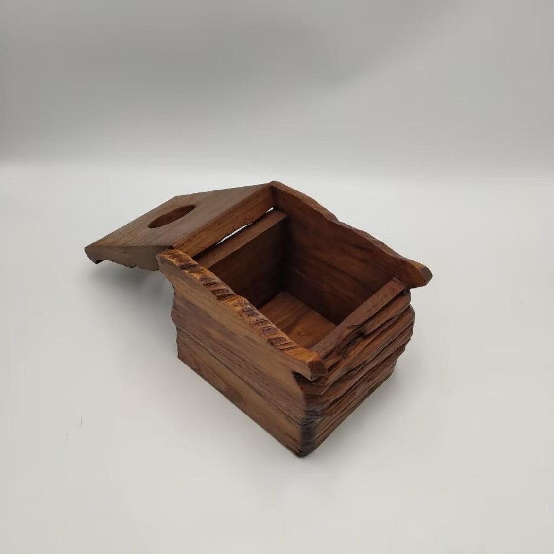 Vintage Teak Wood Tissue Box, Teak Wood Tissue Holder, Wooden Tissue ...