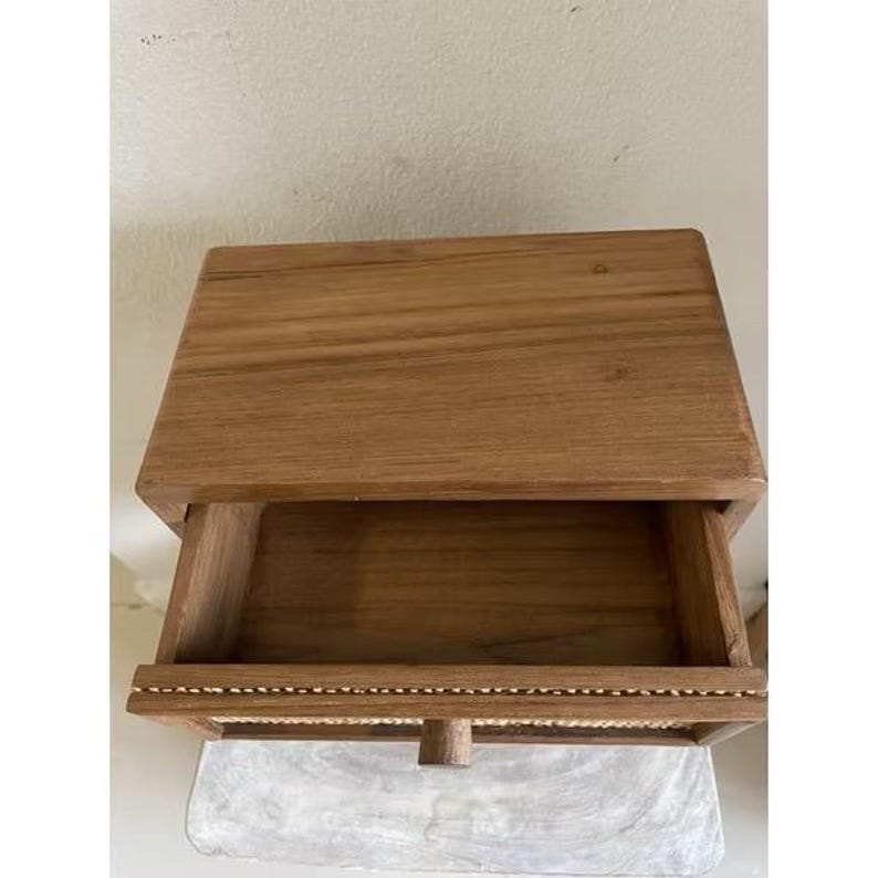 Wooden Small Box With Drawers – Large Capacity, 2 Drawer Storage ...