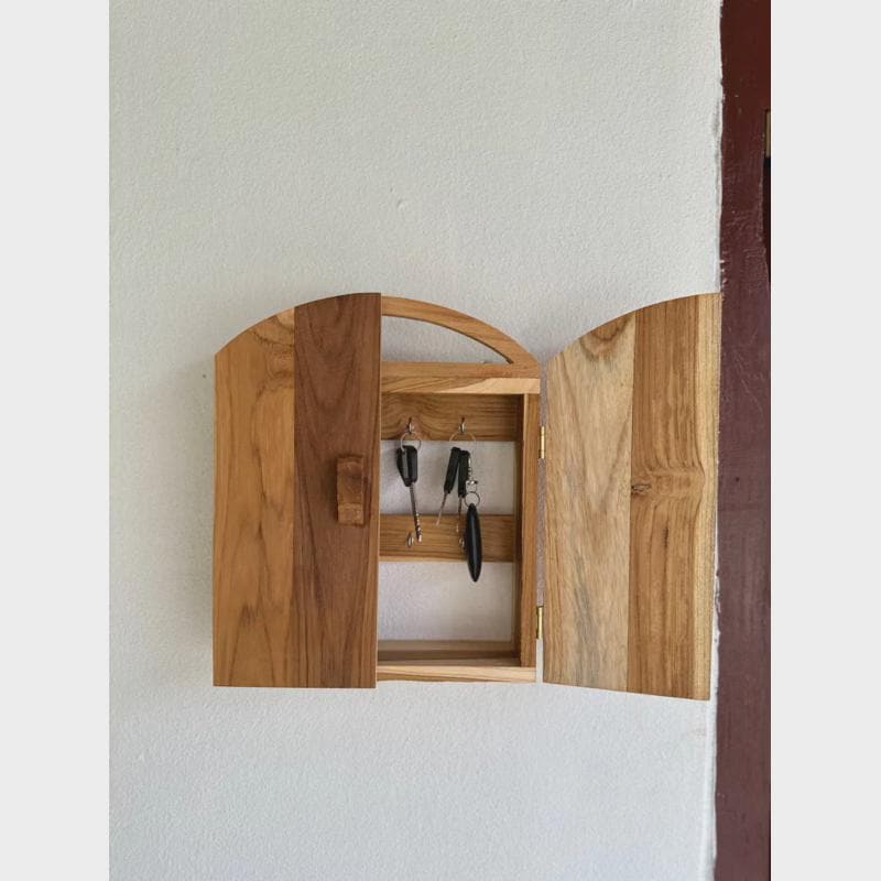 Wall Mount Wood Key Cabinet - Etsy