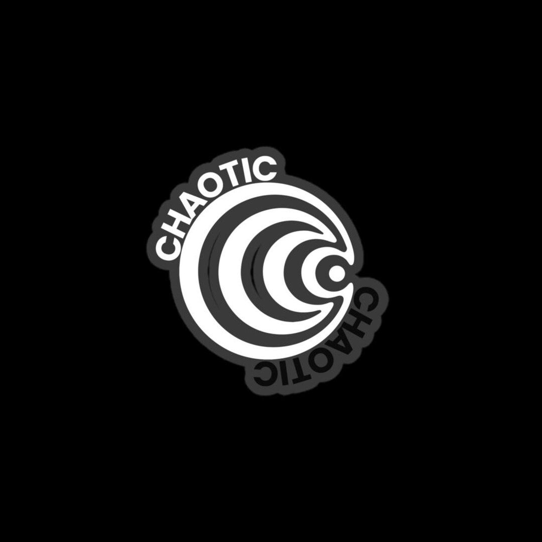 Chaotic Logo Sticker - Etsy