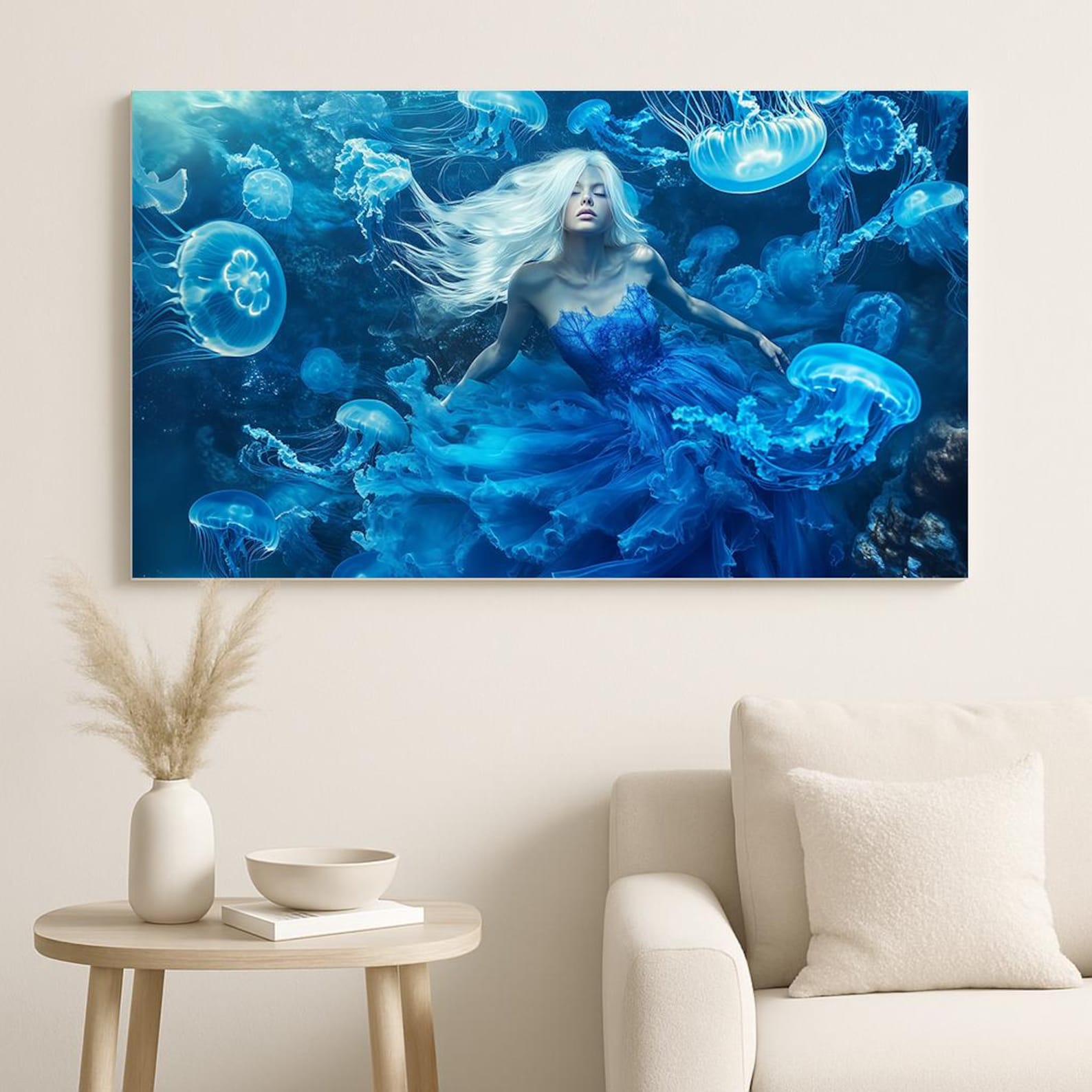 Underwater Woman Fashion Portrait - Ocean Muse - Instant Digital ...
