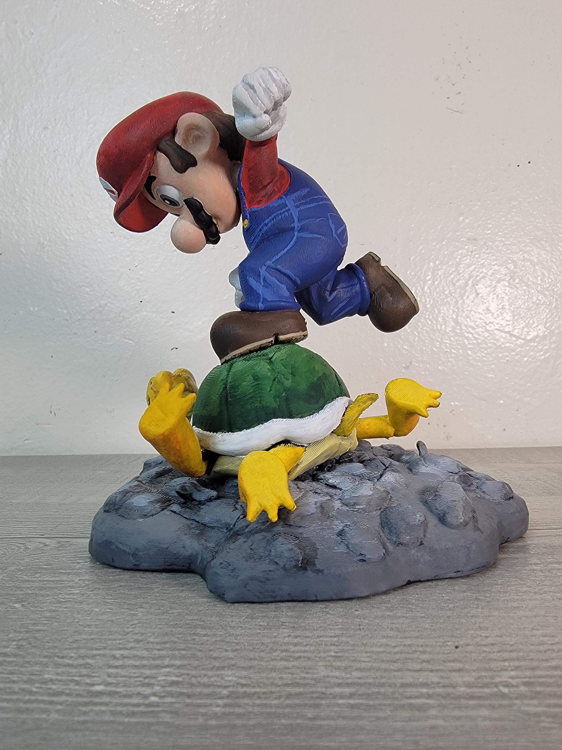 Mario Stomping Koopa Figure - Etsy