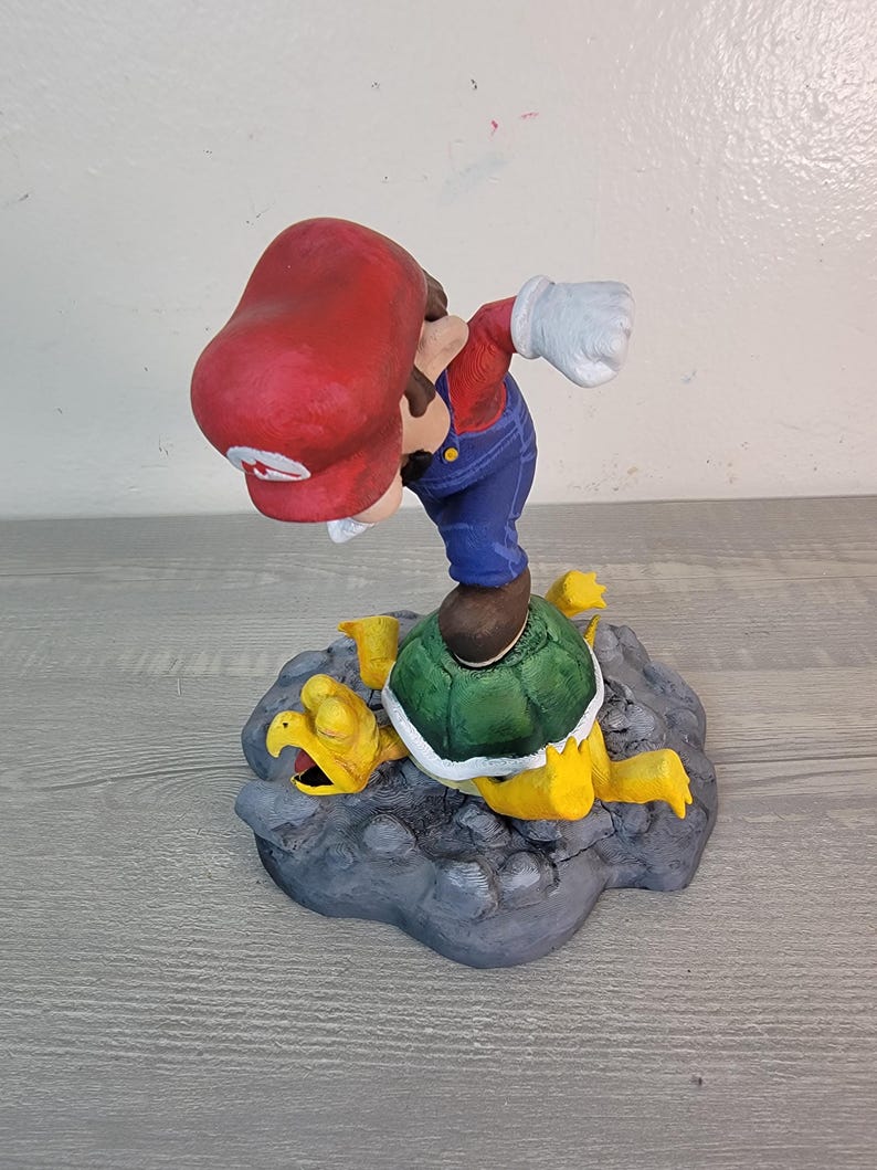Mario Stomping Koopa Figure - Etsy