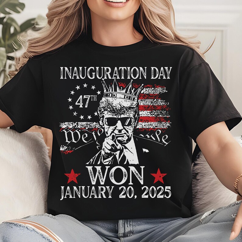 Donald Trump Inauguration Day 2025 PNG 47th President Digital Graphic ...
