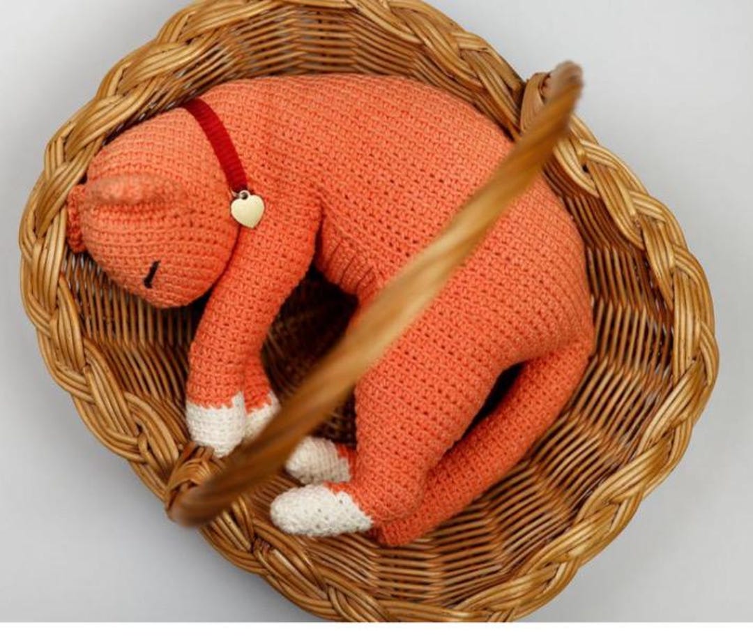 Crochet Sleeping Cat Pattern - Etsy