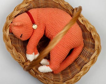 Crochet Sleeping Cat Pattern - Etsy