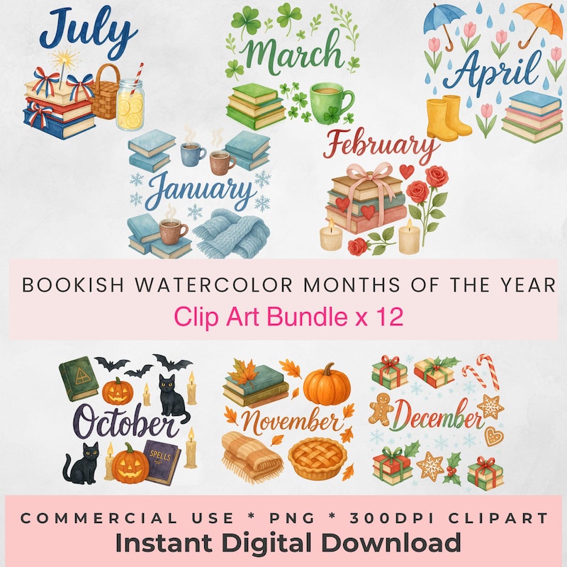 January Clipart Images - Etsy