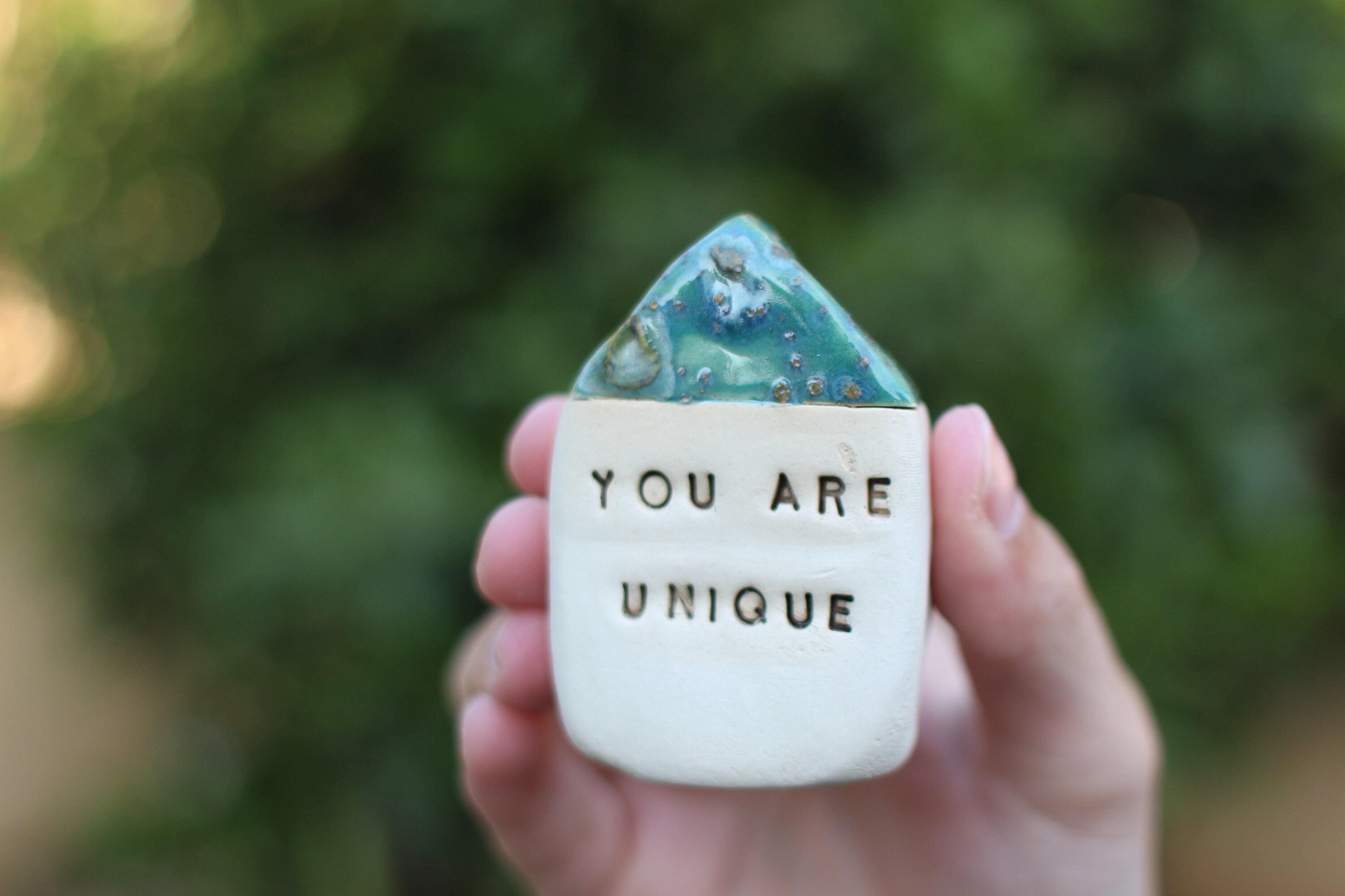 You are unique Best friend gift Motivational quotes | Etsy