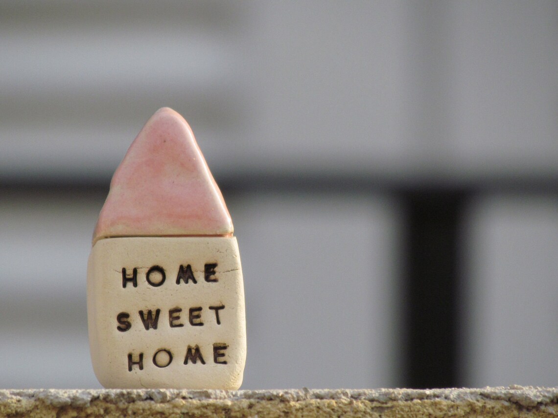 Home Sweet Home Message Houses Miniature Houses Little Rustic - Etsy