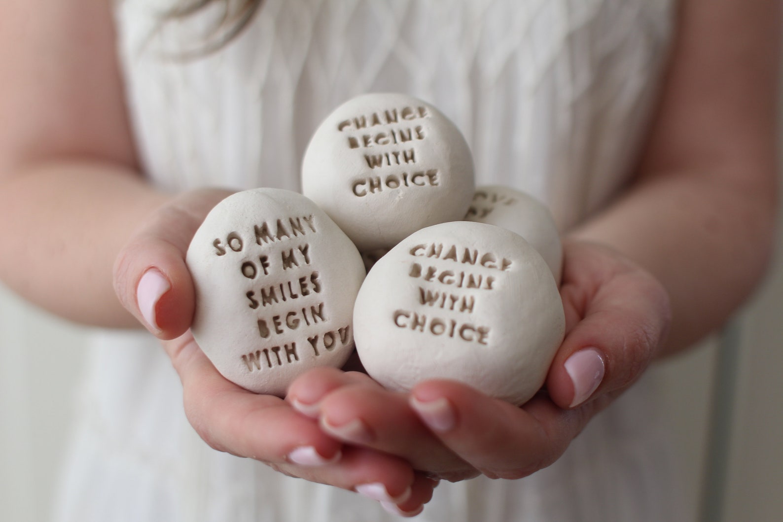 Personalized Gift Inspirational Stones Good Vibes Inspiration - Etsy
