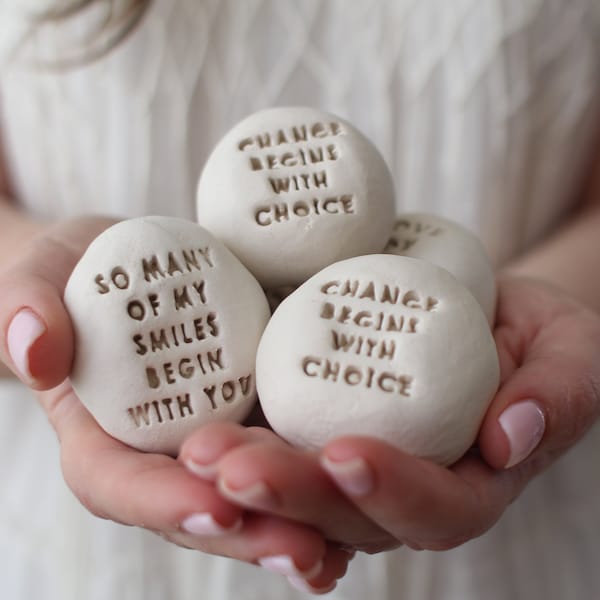 Message Stones - Etsy