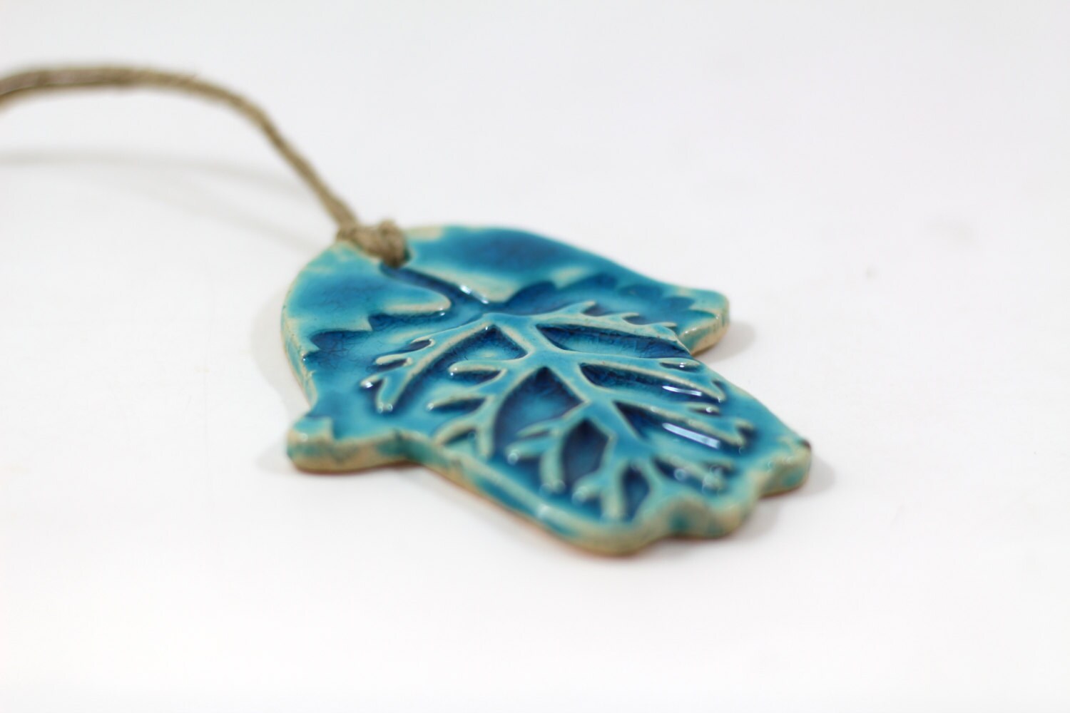 Ceramic Hamsa Decoration Beautiful Handmade Aqua Turquoise - Etsy UK