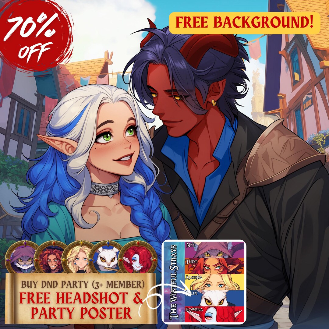 Dnd Couple, Dungeons and Dragons, Dnd Group, Custom Dnd Character, Dnd ...