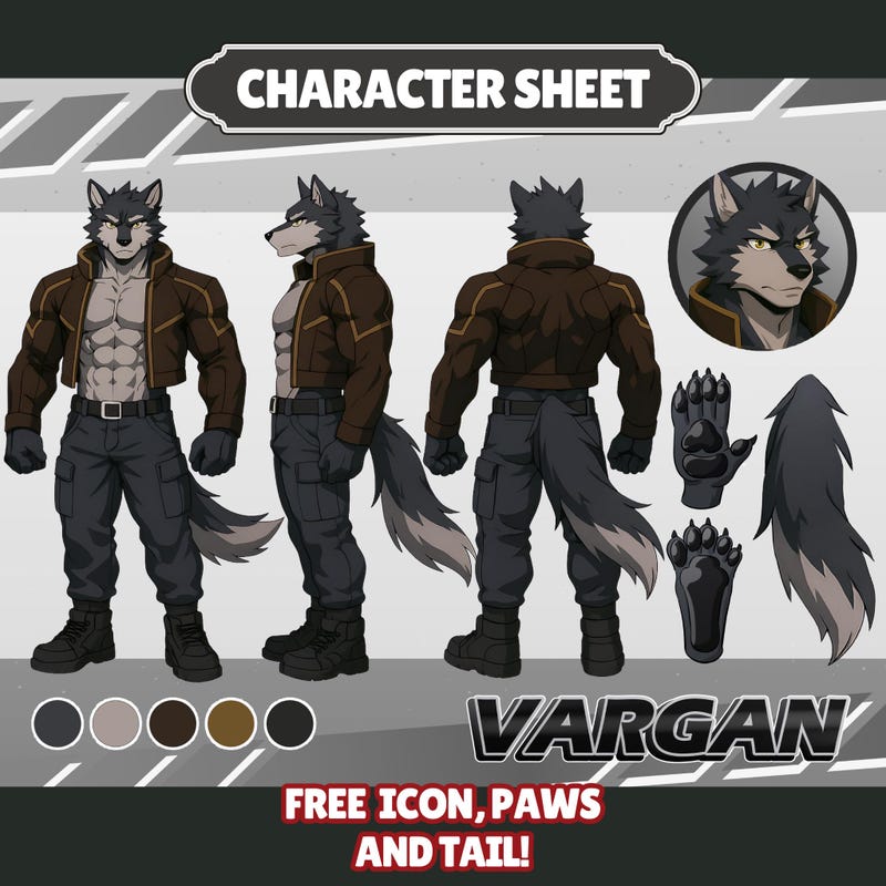 Commission Character Reference Sheet - Etsy
