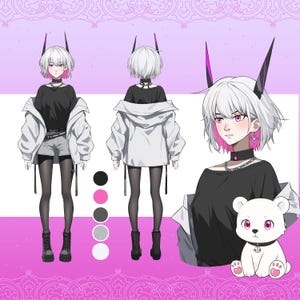 Reference Sheet, Anime Reference Sheet, Character Sheet Commission ...