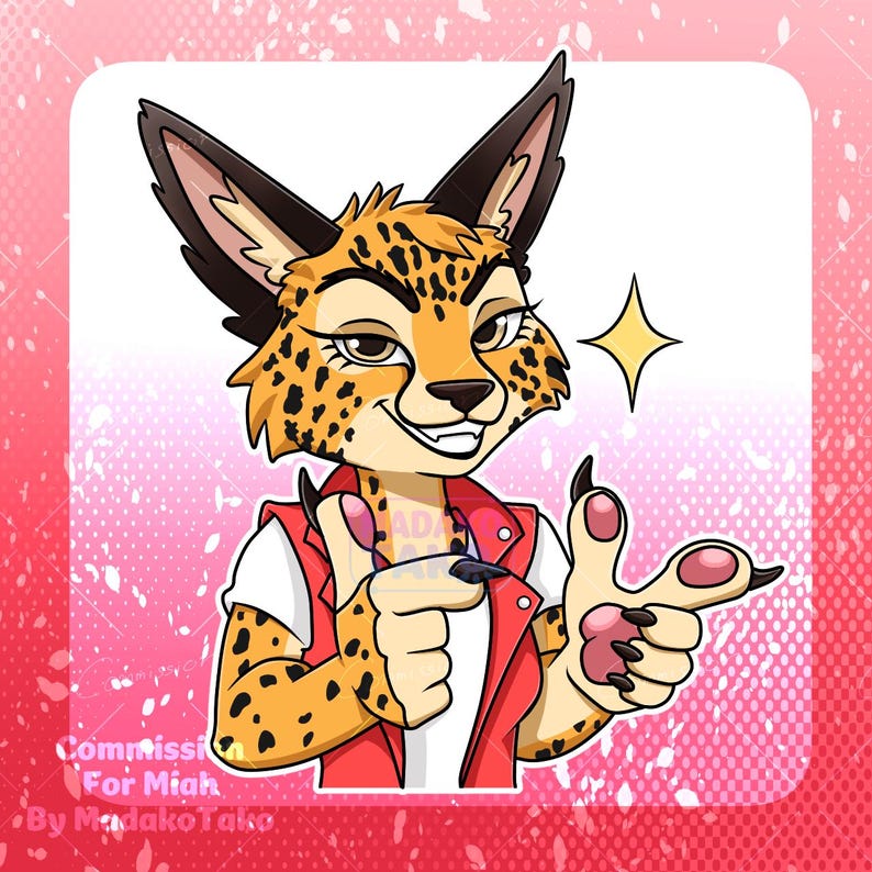 Furry Sticker, Furry Art Commission, Furry Emotes, Furry PFP, Furry ...