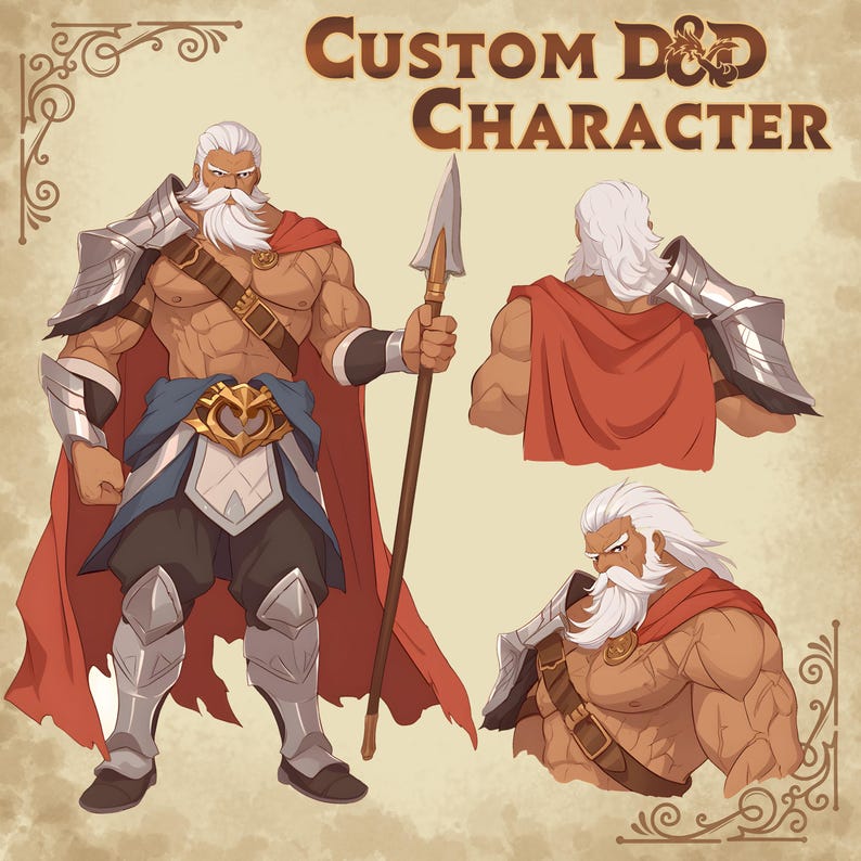 Dnd Character Commission Custom Dnd Character Dnd Character Portrait ...