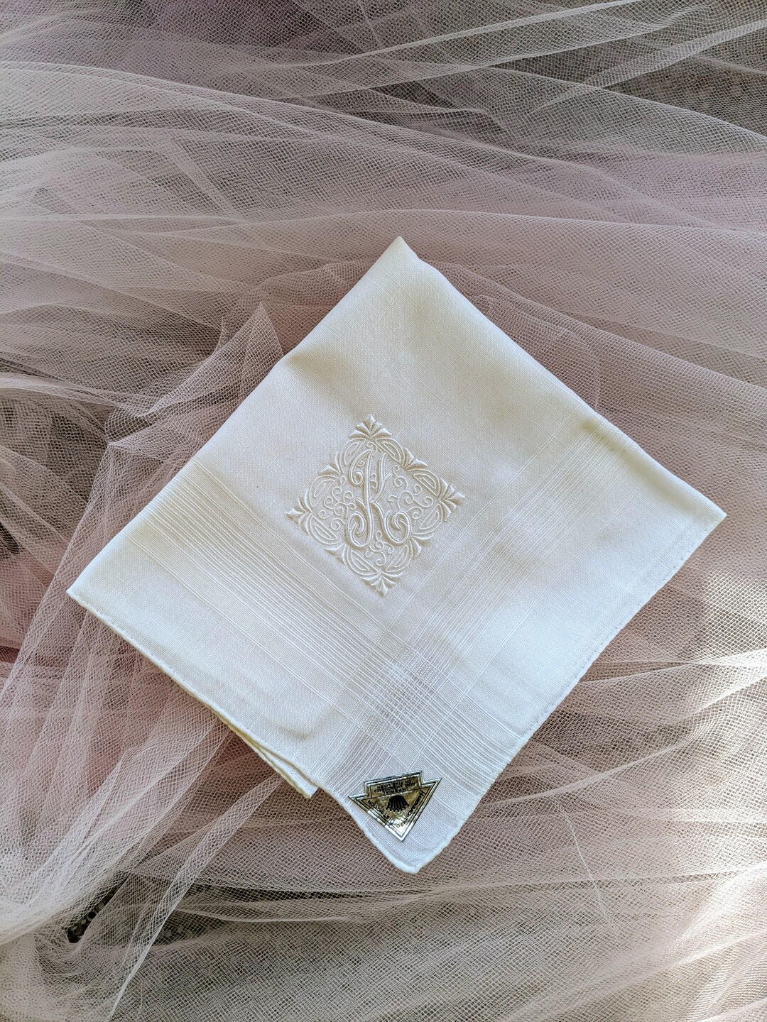Six Gorgeous Vintage Irish Linen Monogrammed Hankies - Etsy