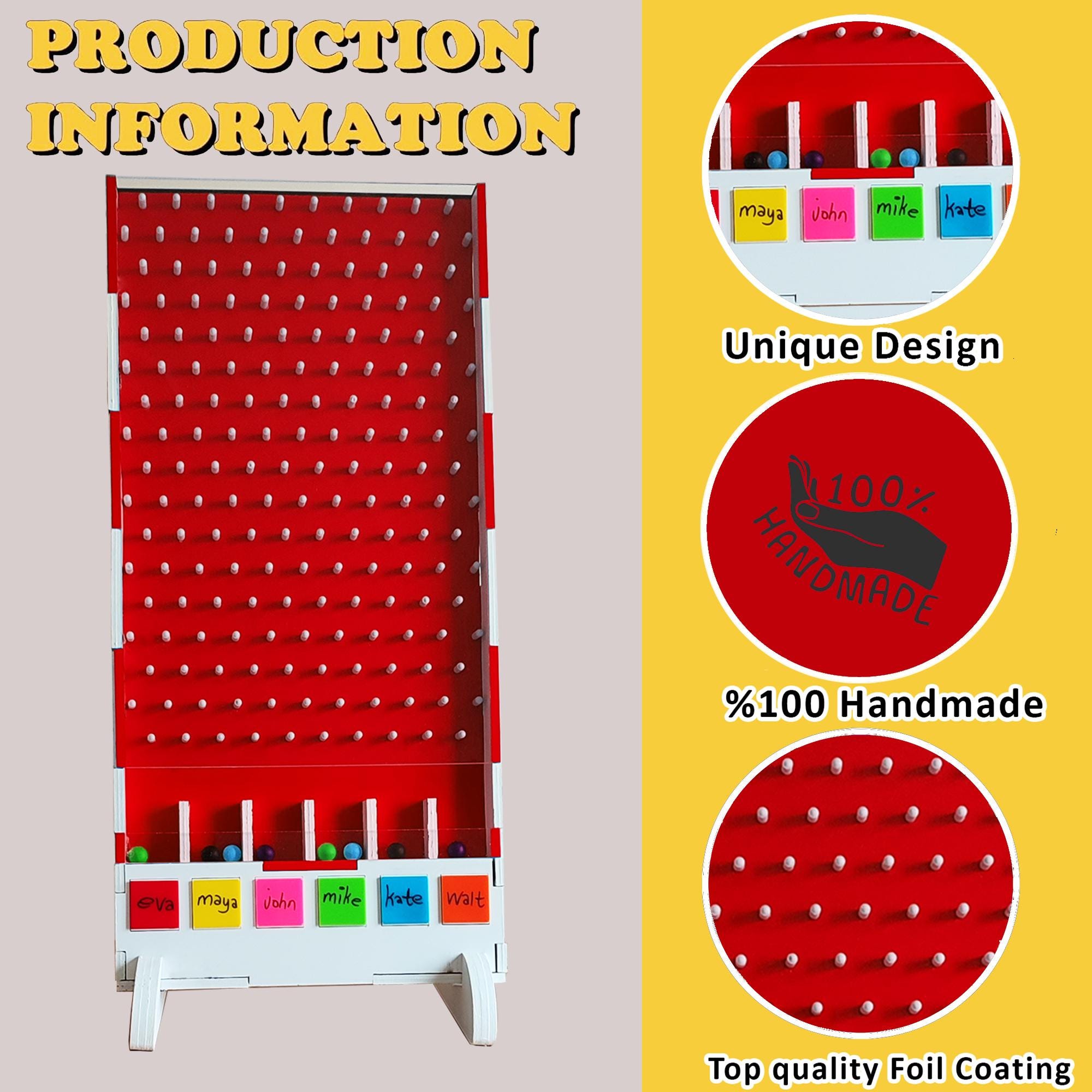 Top Notch Plinko Board - Large Plinko Board for School, Party, Church ...