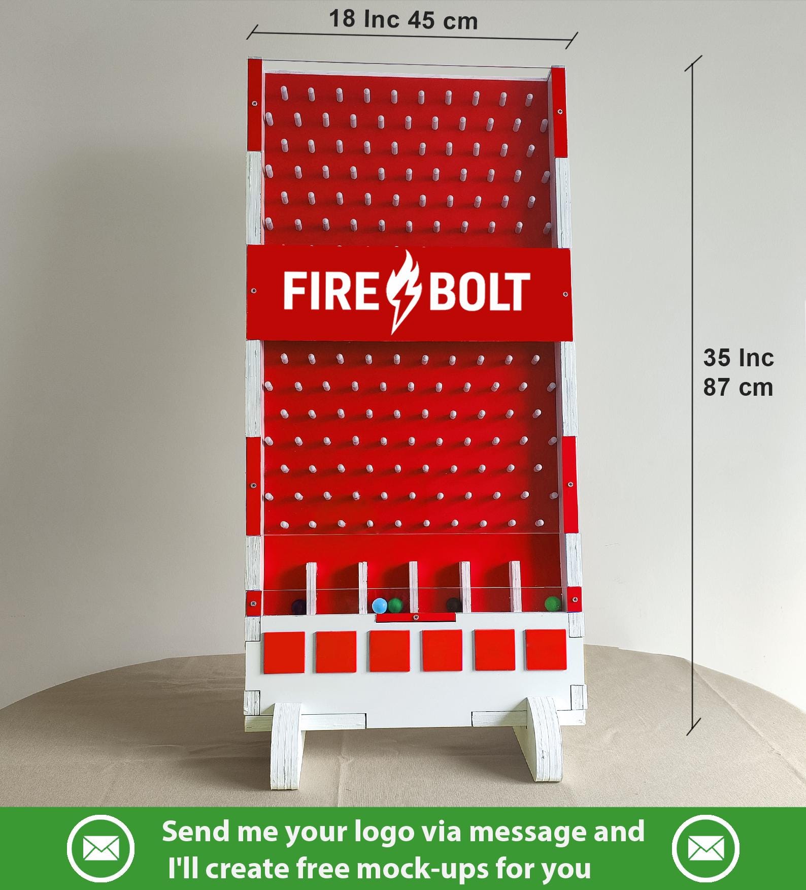 Custom Plinko Board - Wood Plinko - Logo Plinko - Trade Show Plinko ...
