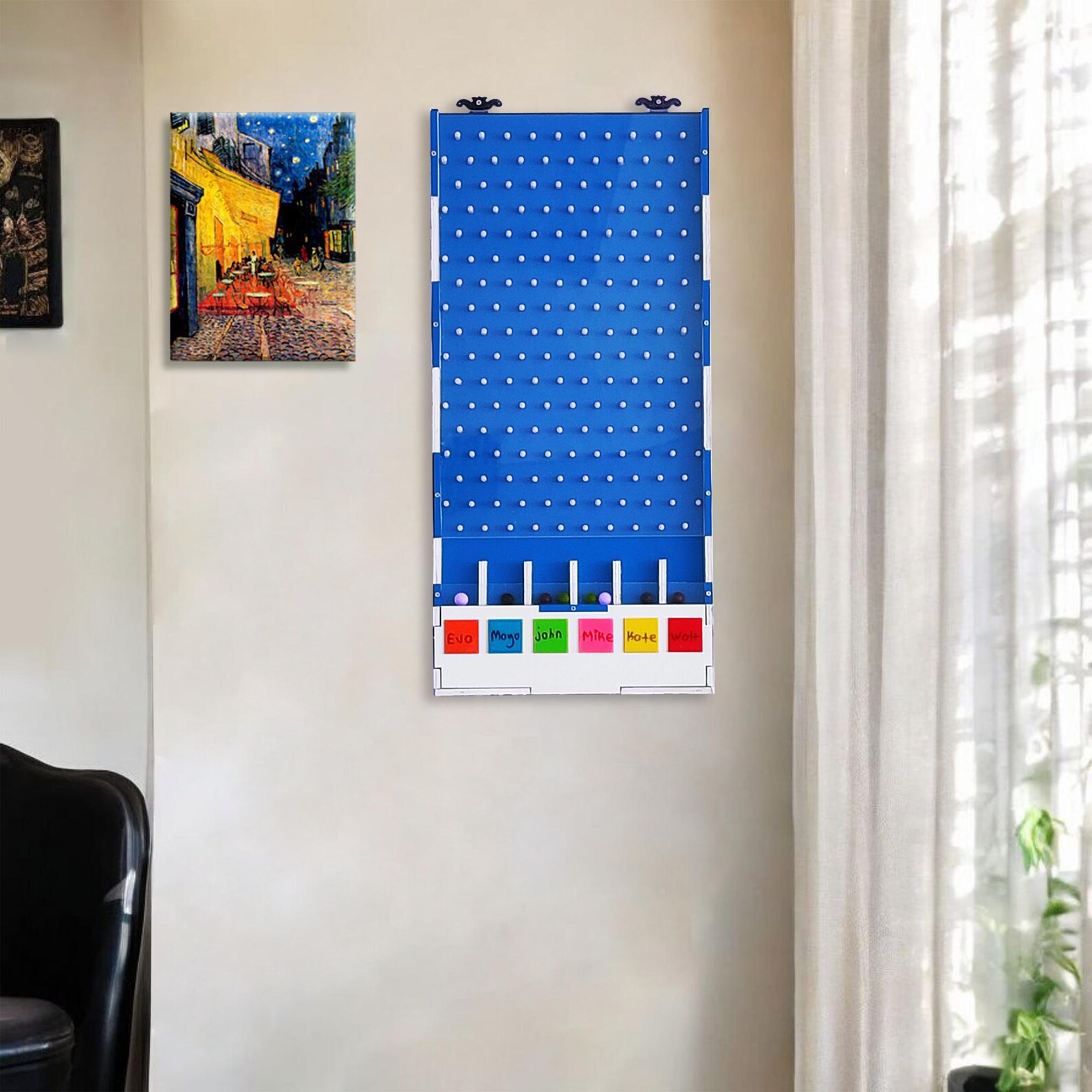 Top Notch Wall Plinko Board - Wall Games - Large Plinko Board - Wooden ...