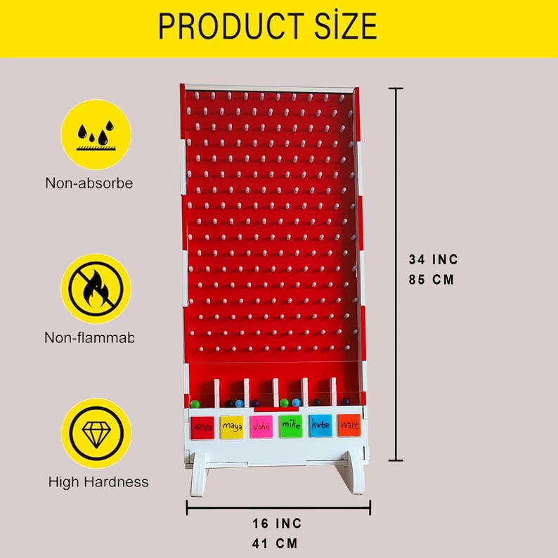 Top Notch Plinko Board - Large Plinko Board for School, Party, Church ...