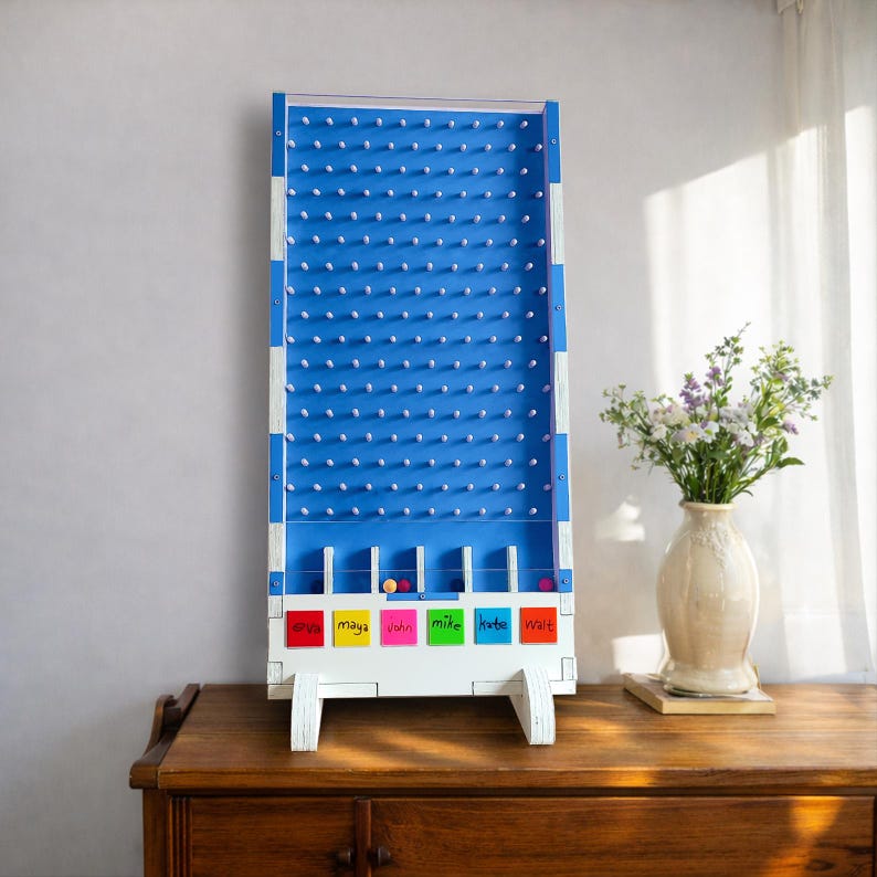 Tabletop Plinko Board Game - Portable Prize Drop Plinko Board for ...