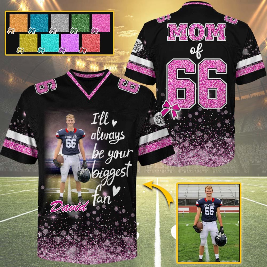 Custom Photo Football Jersey for Football Lovers Personalizef All Over ...