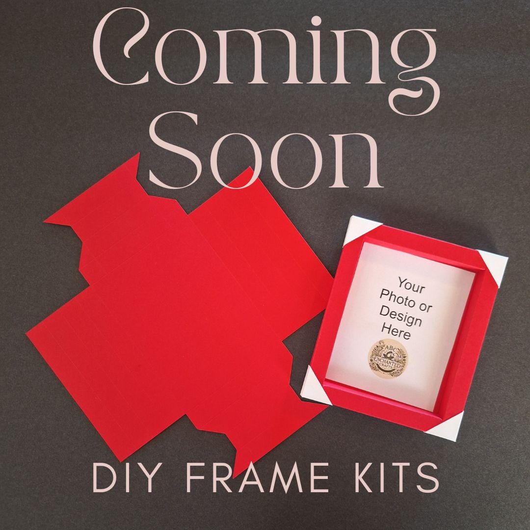 DIY Paper Frame Kit for Pictures, Designs, Postcards, Etc. - Etsy