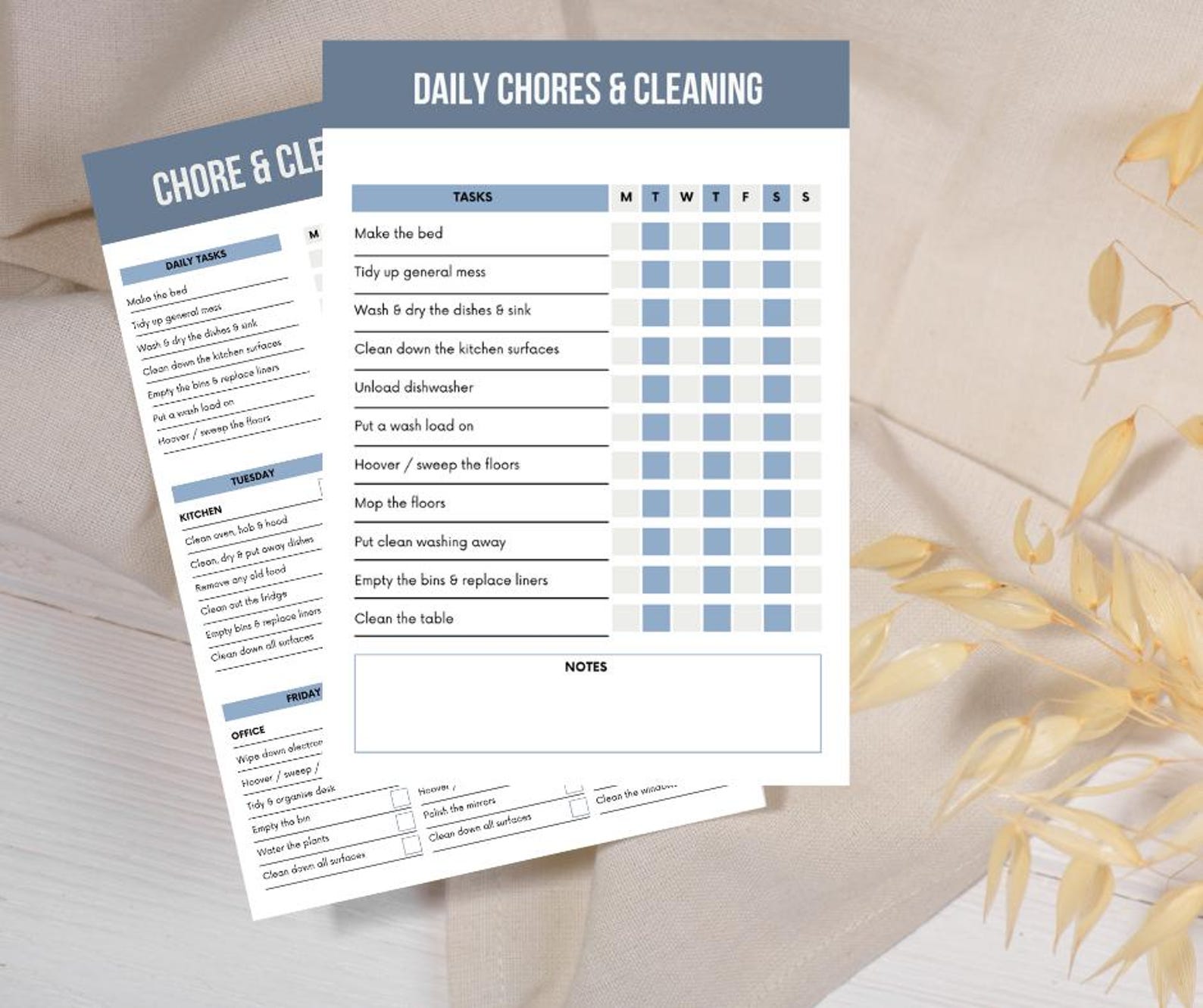 Printable Cleaning Checklist | Stay on Top of Chores With Ease! - Etsy