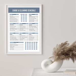Printable Cleaning Checklist | Stay on Top of Chores With Ease! - Etsy