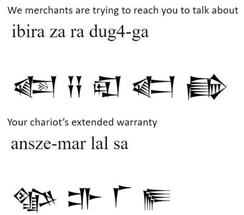 Sumerian Cuneiform Tablet - Joke Tablet - 15.3oz Full Tablet - Etsy