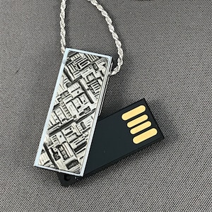 16 GB USB Flash Drive Necklace - Handmade Art Jewelry - Etsy