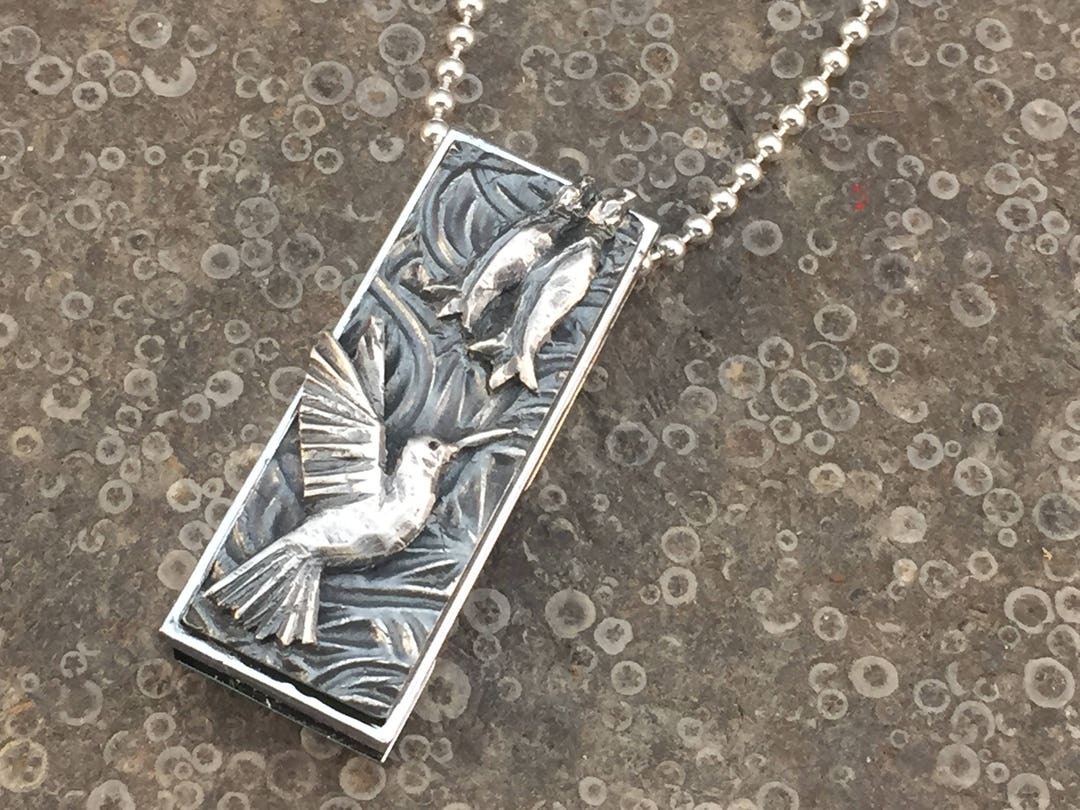 Hummingbird USB 16 GB Flash Drive Necklace - Handmade Art Jewelry - Etsy