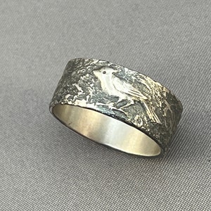 Cardinal Bird Ring - Handmade Art Jewelry - Etsy