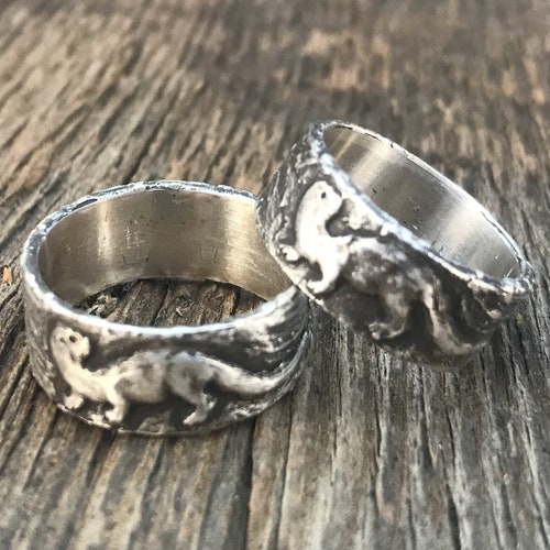 Lover Sea Otter Ring Sterling Silver Otter Ring Gift for - Etsy