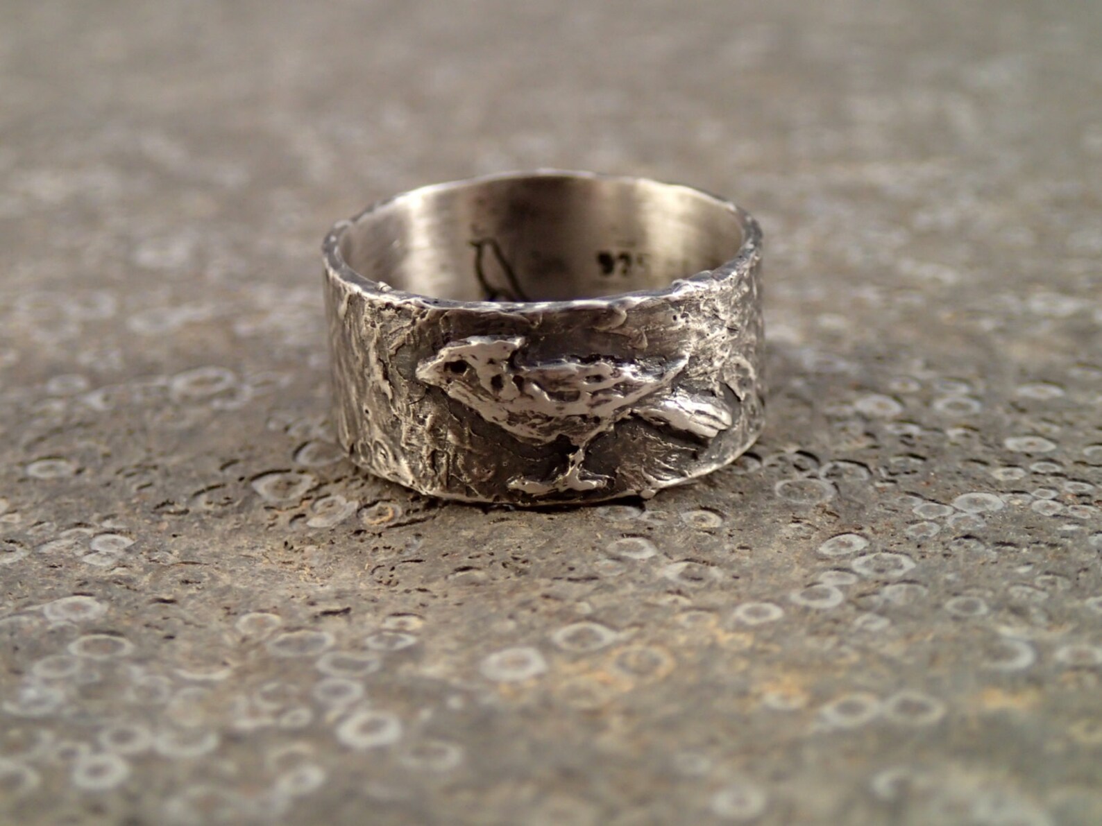 Cardinal Bird Ring Handmade Art Jewelry - Etsy
