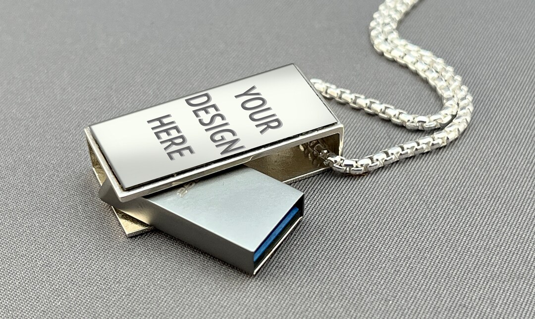 Custom 256 GB USB Flash Drive Pendant - Great for Djs and Business ...