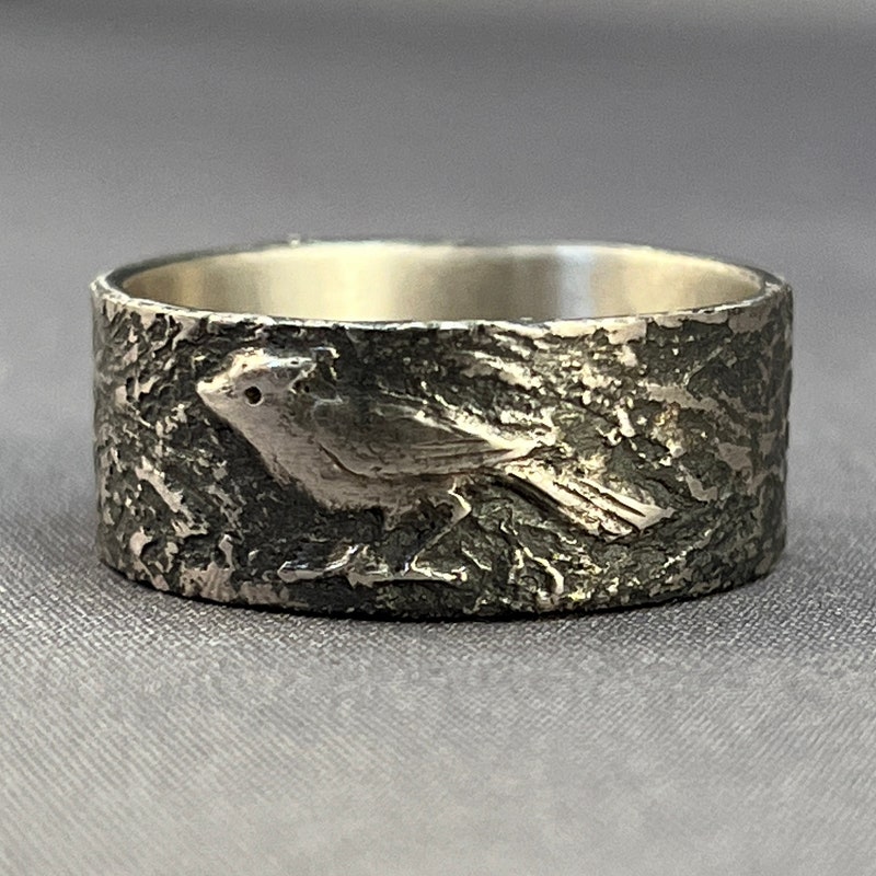 Silver Bird Ring - Etsy